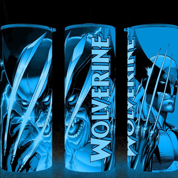 Dining | Glow In The Dark Xmen Wolverine Comic Book Hero Cup Mug ...